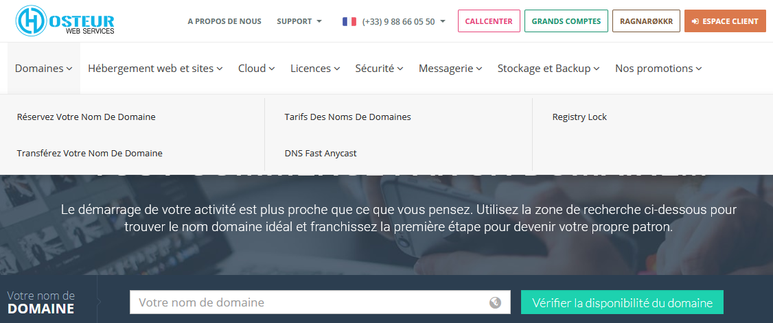 Hosteur : présentation de ses solutions d’hébergement.